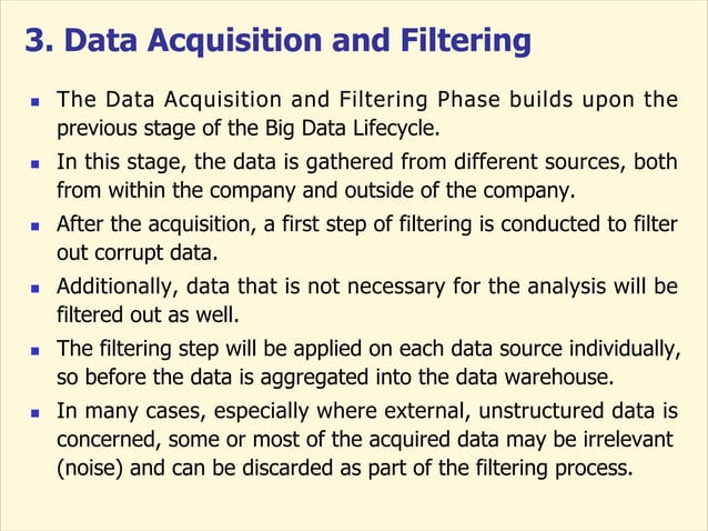 Lecture2 big data life cycle | PDF