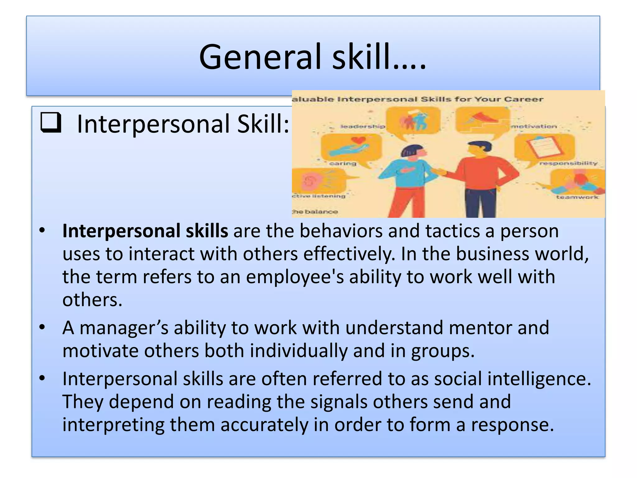 Managerial Skills | PPT