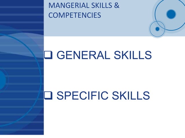 Managerial Skills | PPT
