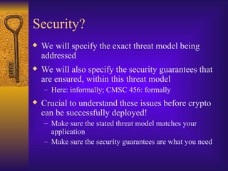 lecture2-Cryptography Its Uses and Limitations.ppt