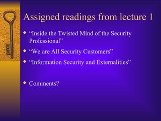 lecture2-Cryptography Its Uses and Limitations.ppt