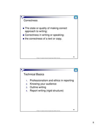 Language: The Way Words are Use (Technical Writing CS212)) | PDF