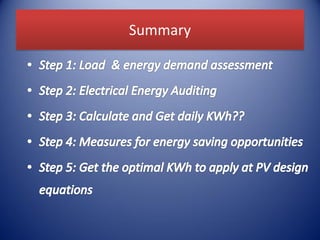 Lecture 2: Electrical load demand analysis and management | PDF