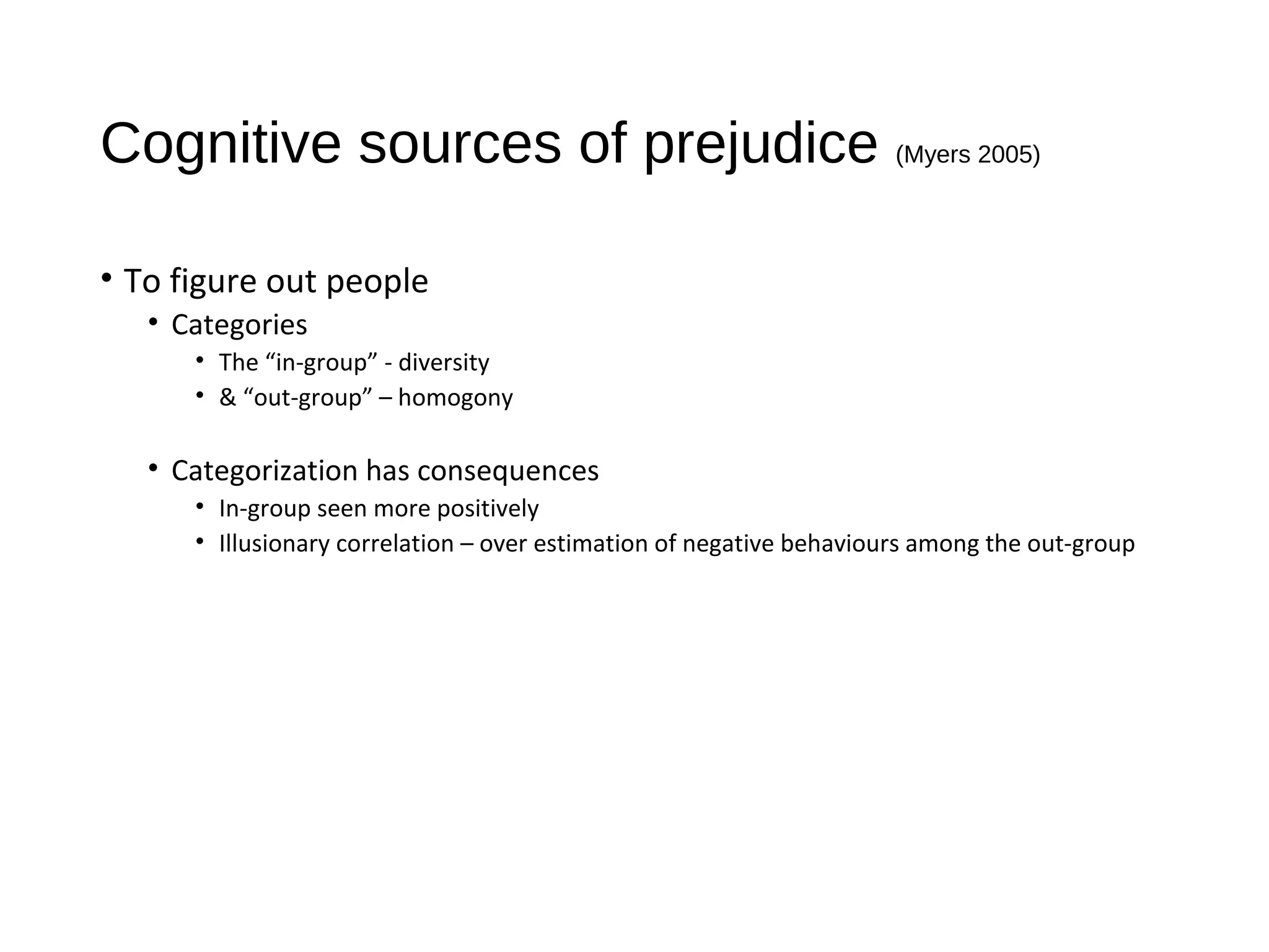 Lecture 2 defining stereotypes, prejudice & discrimination | PPT