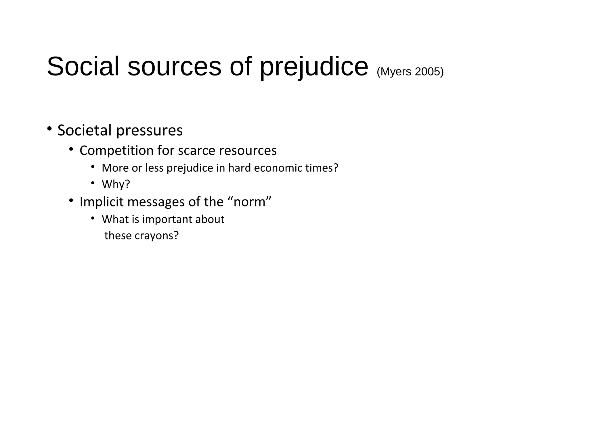 Lecture 2 defining stereotypes, prejudice & discrimination | PPT