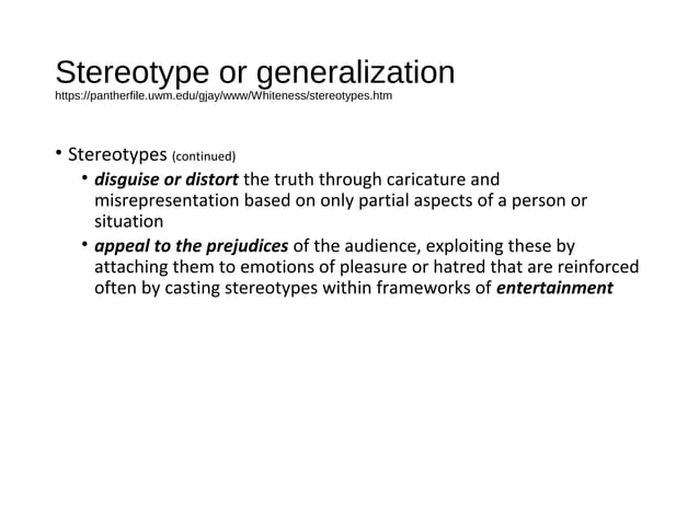 Lecture 2 defining stereotypes, prejudice & discrimination | PPT