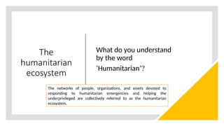 Strategic Planning in the Humanitarian Sector | PPTX