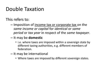 Lecture 2 - Double Taxation.ppt