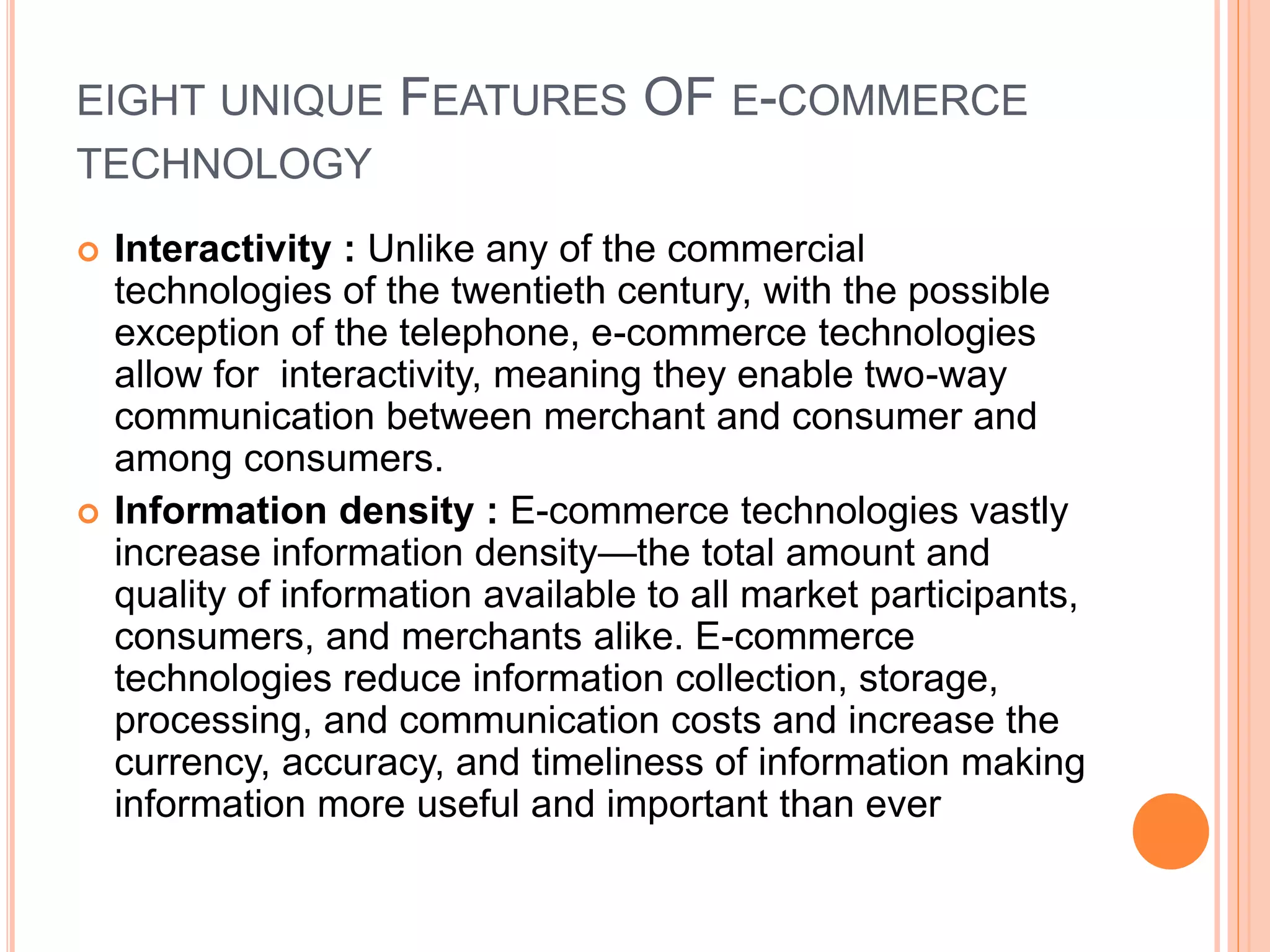 Lecture 2 e-cmmerce , types of e-commerces-an introduction | PPTX