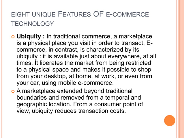 Lecture 2 e-cmmerce , types of e-commerces-an introduction | PPTX | Internet | Computing