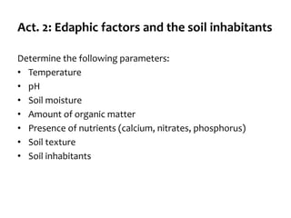 Lecture 2. edaphic factors | PDF