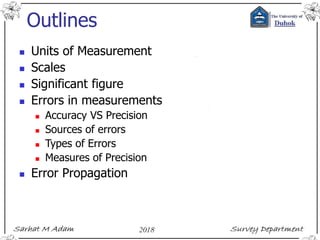 Lecture 2 errors and uncertainty | PDF