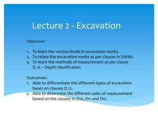 Excavation 2014a-Lecture2 | PPTX