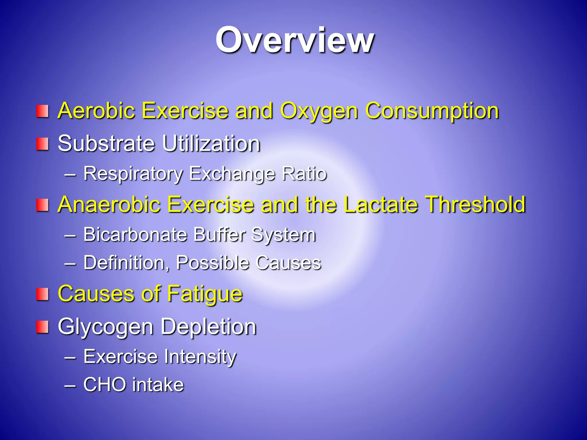 Lecture 2 exercise metabolism | PPTX