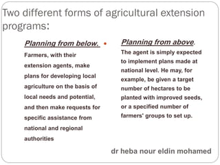 Extension Programs Planning | PDF