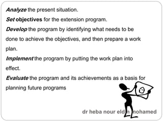 Extension Programs Planning | PDF