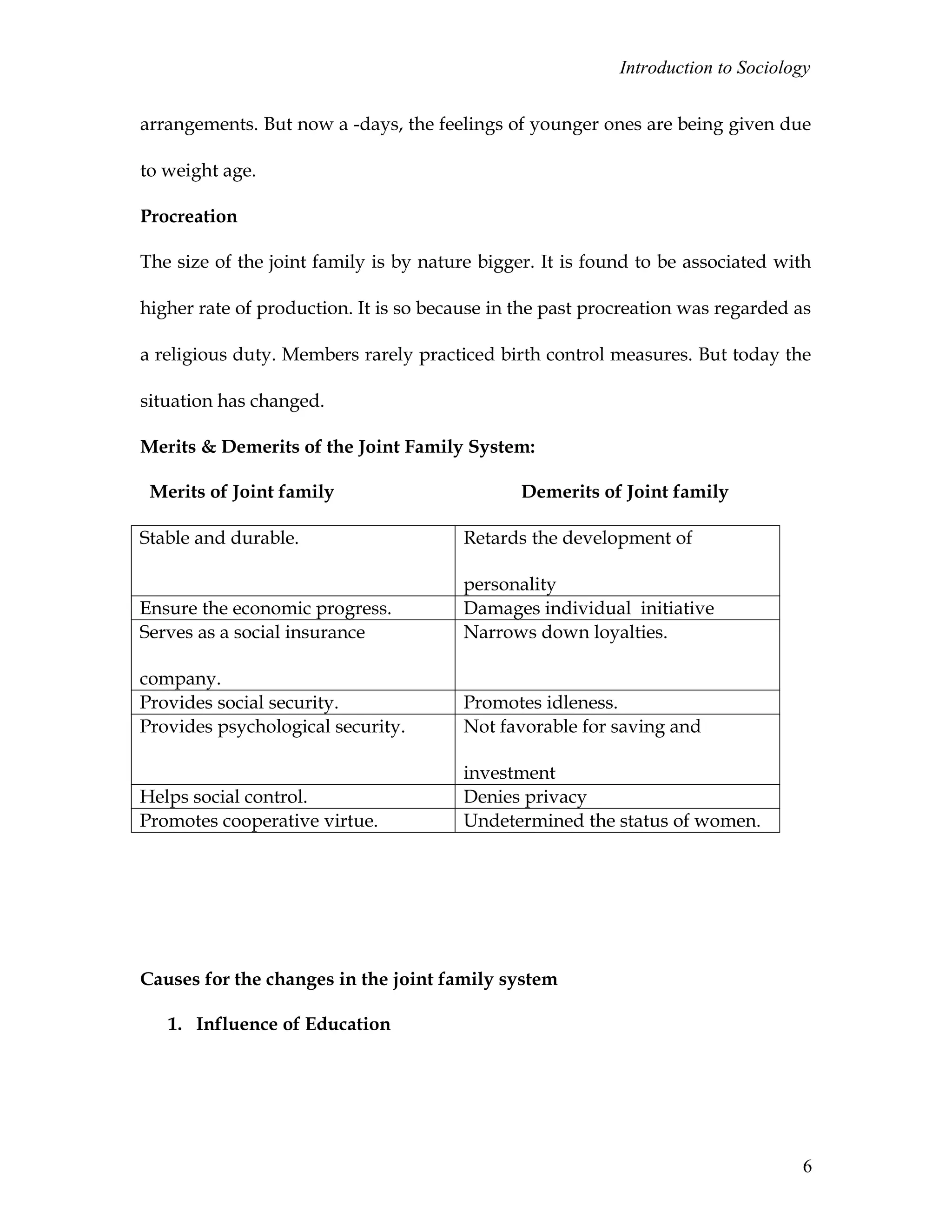family and types of family | DOC