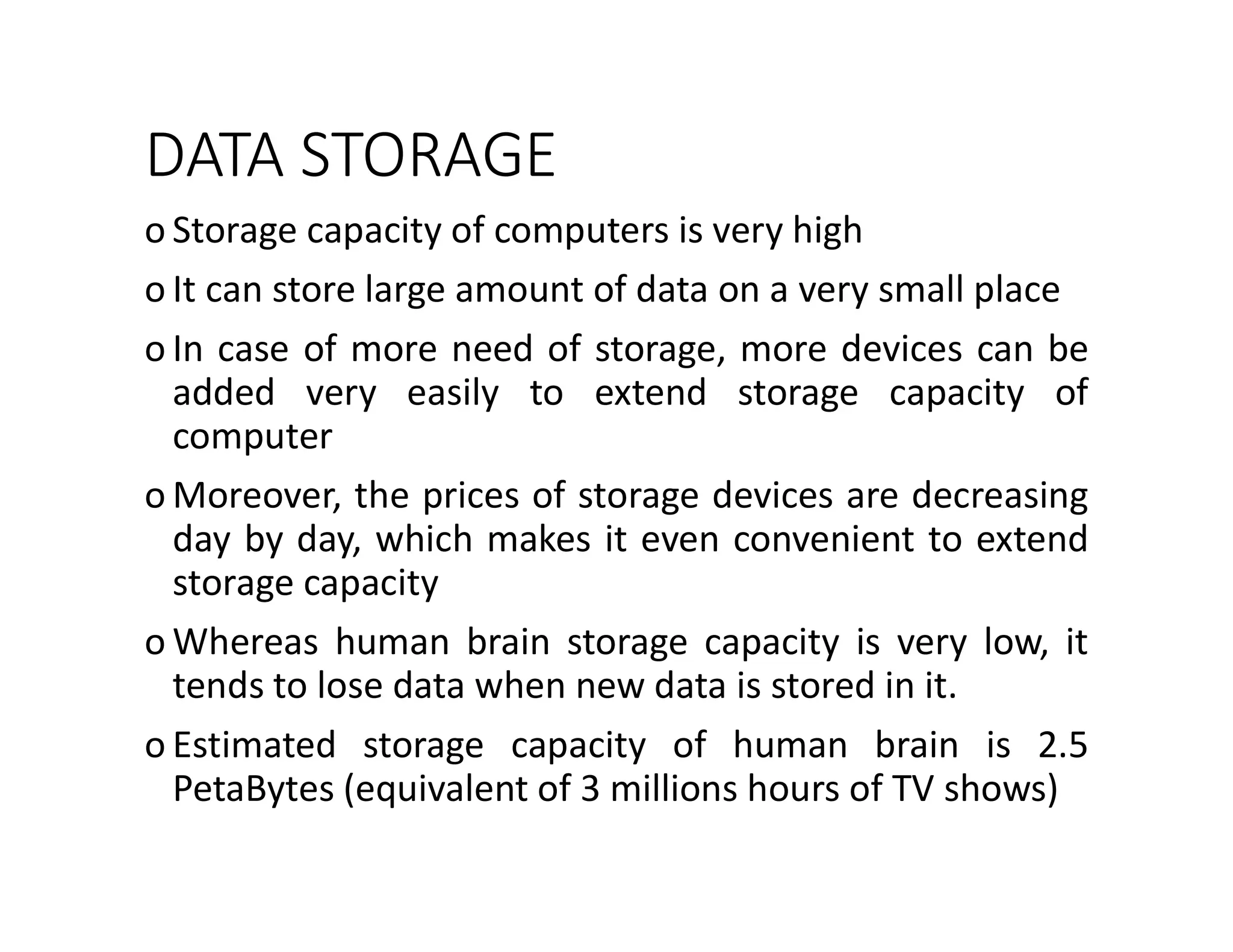 Lecture#2-Featuers of Computers in modern technology and its benefits | PDF