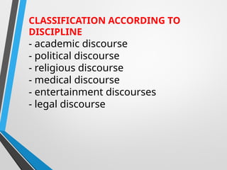 lecture 2 - Some Forms of Discourse Analysis | PPT