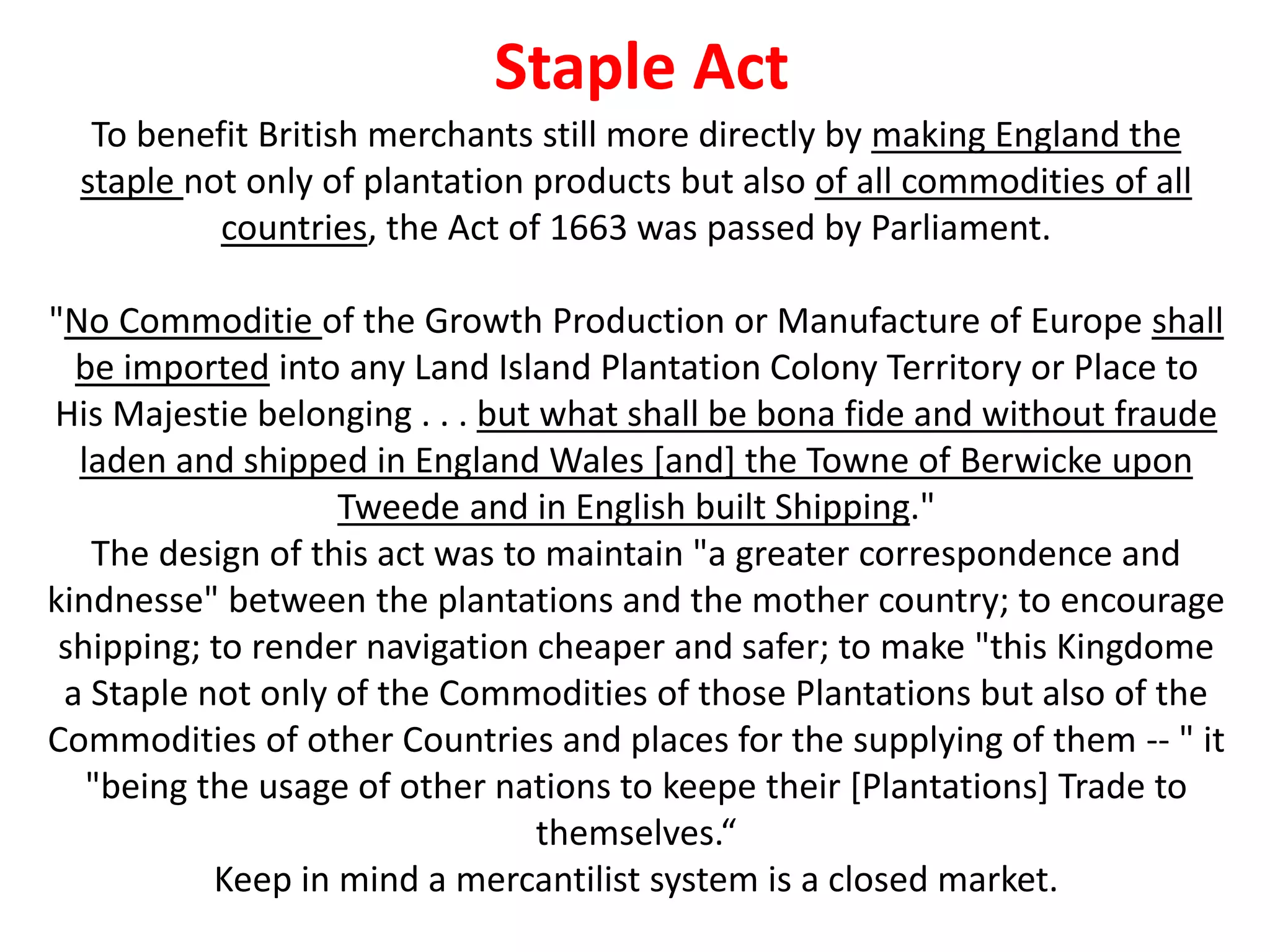 Lecture 3 Evolution of Global Economies Bullionism & Mercantilism part ...
