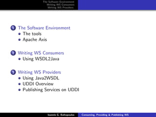 Consuming, providing and publishing Web Services | PDF | Web ...