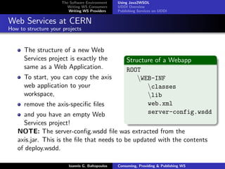 Consuming, providing and publishing Web Services | PDF | Web Development | Internet
