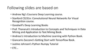 [Lecture 2] AI and Deep Learning: Logistic Regression (Theory) | PPT