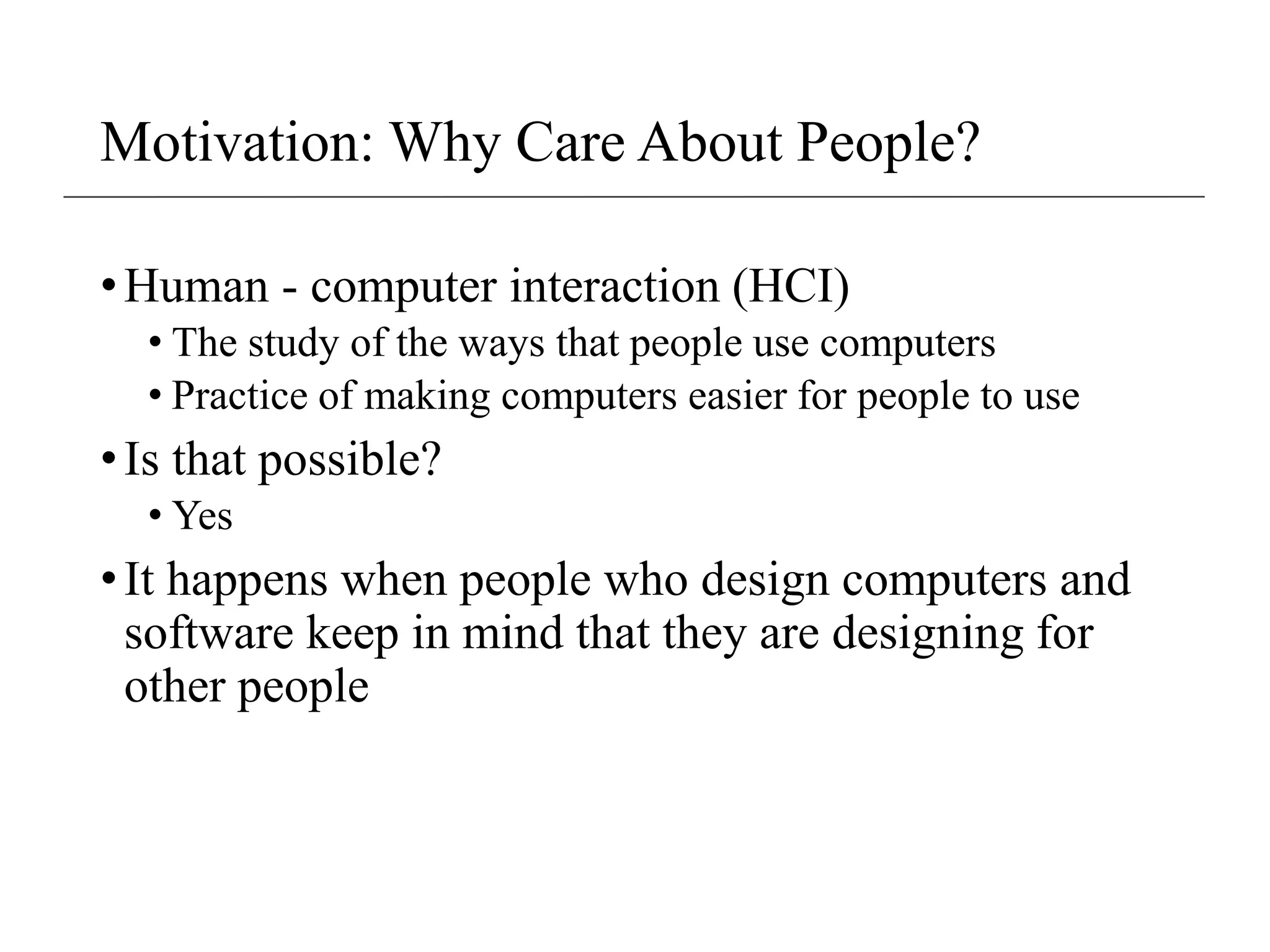 Human Computer Interaction: Lecture 2: Interaction Design | PPT