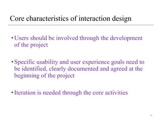 Human Computer Interaction: Lecture 2: Interaction Design | PPTX