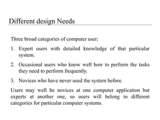 Human Computer Interaction: Lecture 2: Interaction Design | PPTX