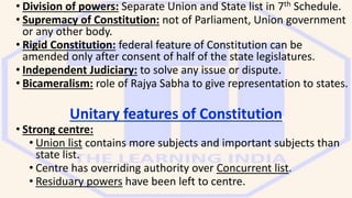 Lecture 2 introduction to indian constitution | PPTX