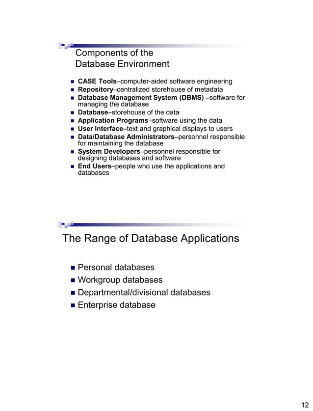 Lecture2 is331 data&infomanag(databaseenv) | PDF