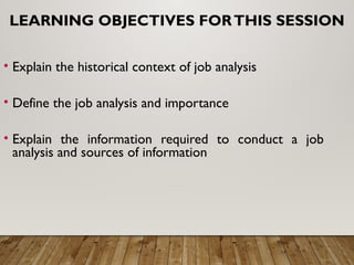 Lecture 2 - Job Analysis for HRM students.pptx