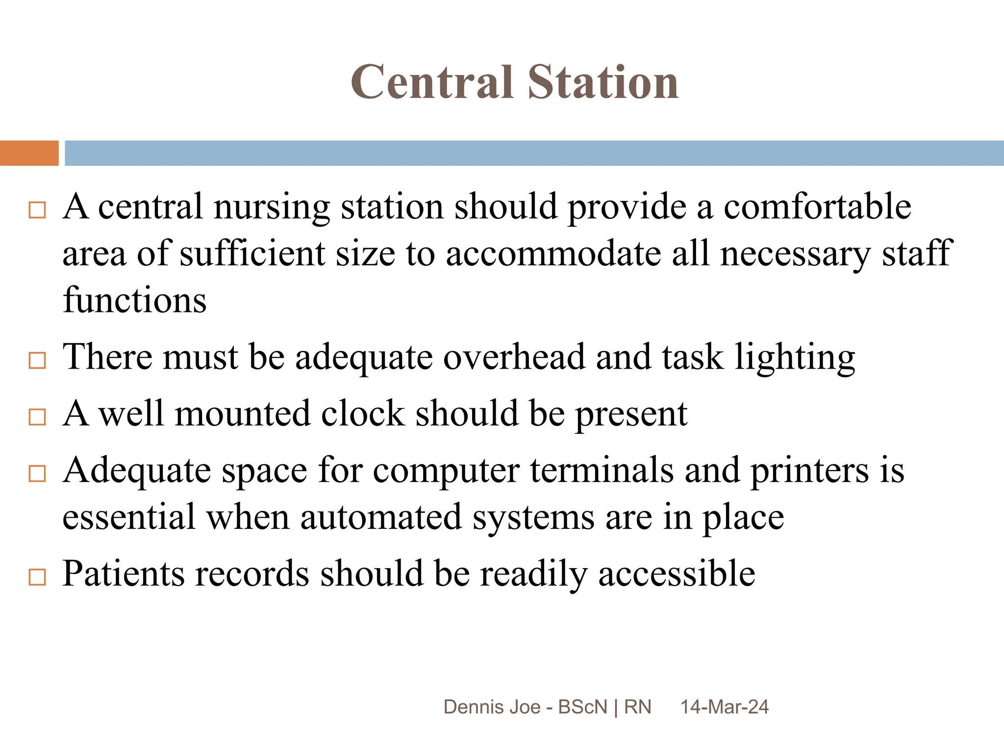 Lecture 2 - Layout of the Critical Care Unit.pptx