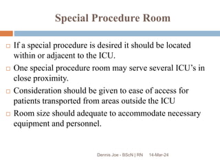 Lecture 2 - Layout of the Critical Care Unit.pptx
