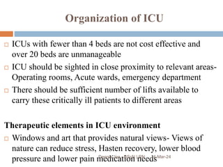 Lecture 2 - Layout of the Critical Care Unit.pptx