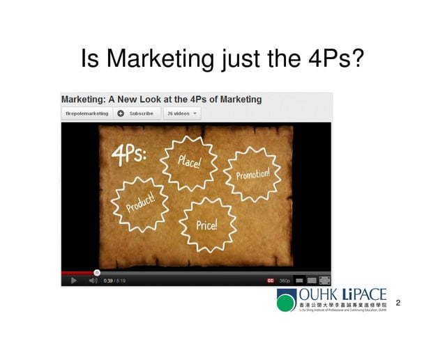 COMM6026 Lecture 2 - marketing principles | PPT