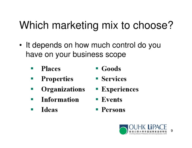 COMM6026 Lecture 2 - marketing principles | PPT