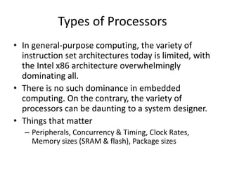 Microcontroller | PPTX | Computer Peripherals | Computing