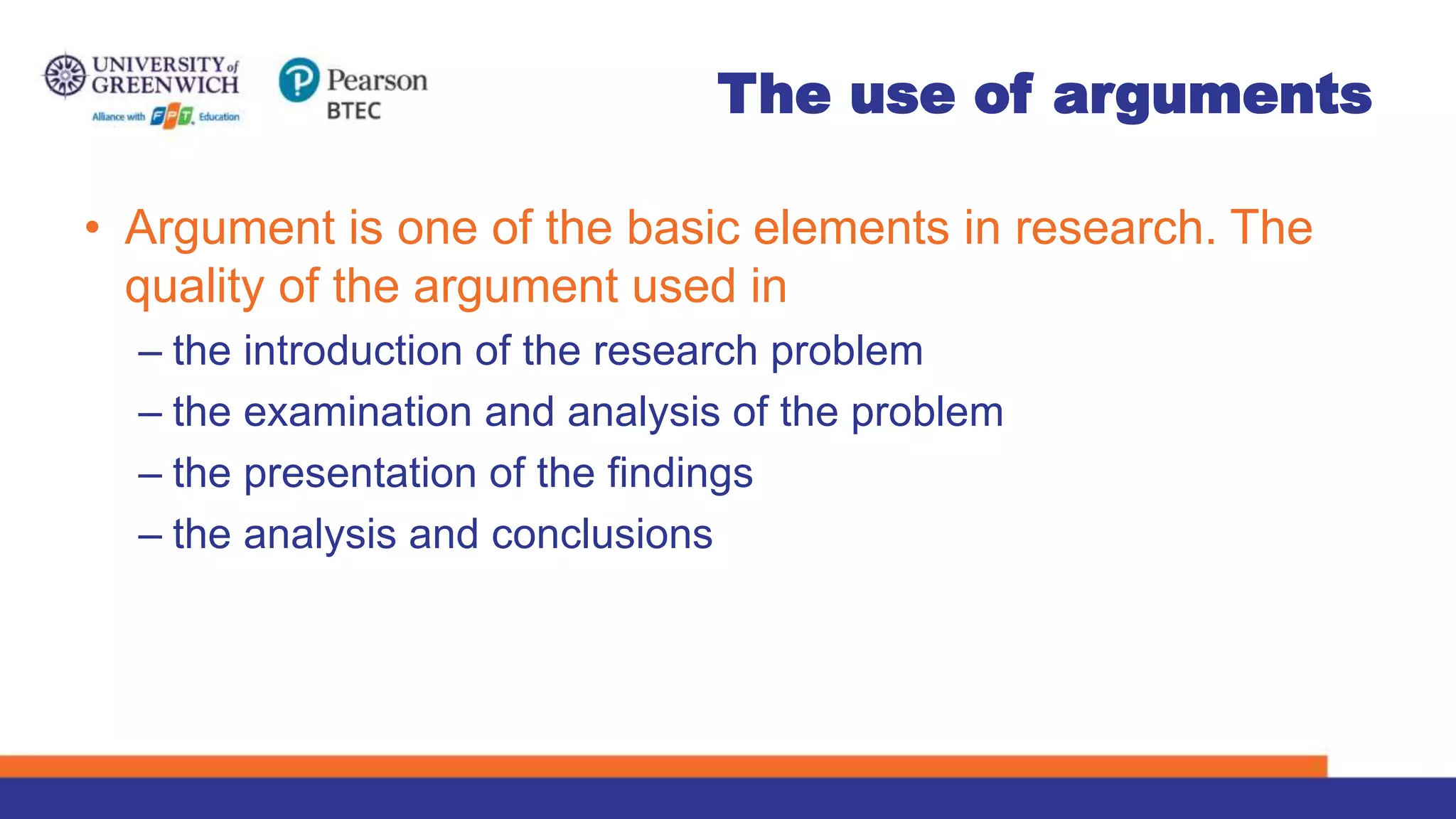 Lecture 2 - Nature and use of argument.pptx | Free Download