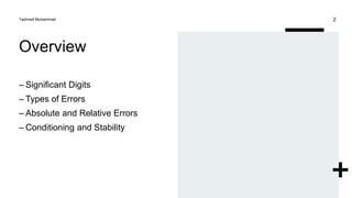 Lecture 2 - Numerical Methods | PPTX | Technology & Computing