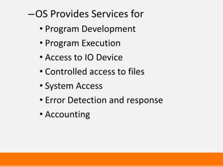Lecture 2 os objectives and functions | PPT