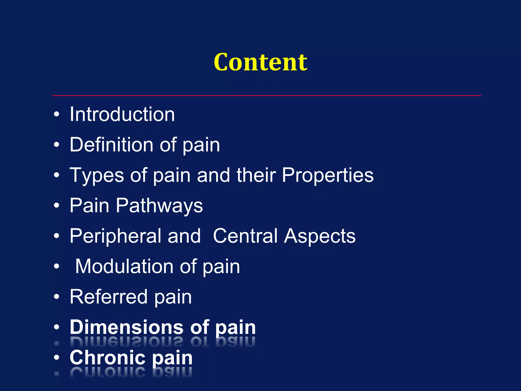 Lecture 2 Electrotherapy- pain physiology | PPTX