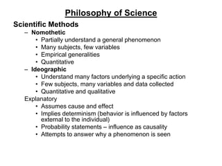 Lecture 2--Philosophy of Science | PPTX