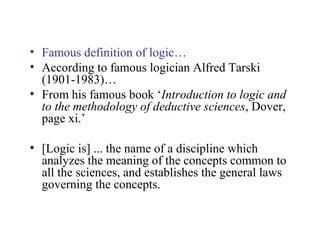 Lecture # 2 principles of logics | PPT | Physics | Science
