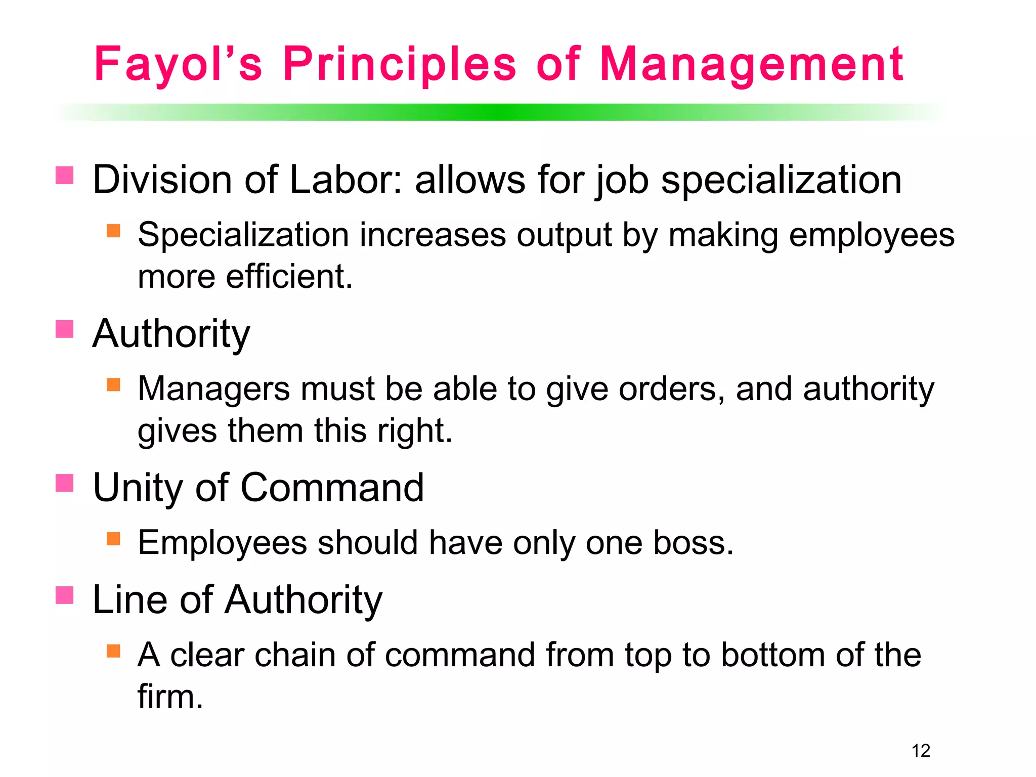 Principles of Management - Lecture 2 | PPT