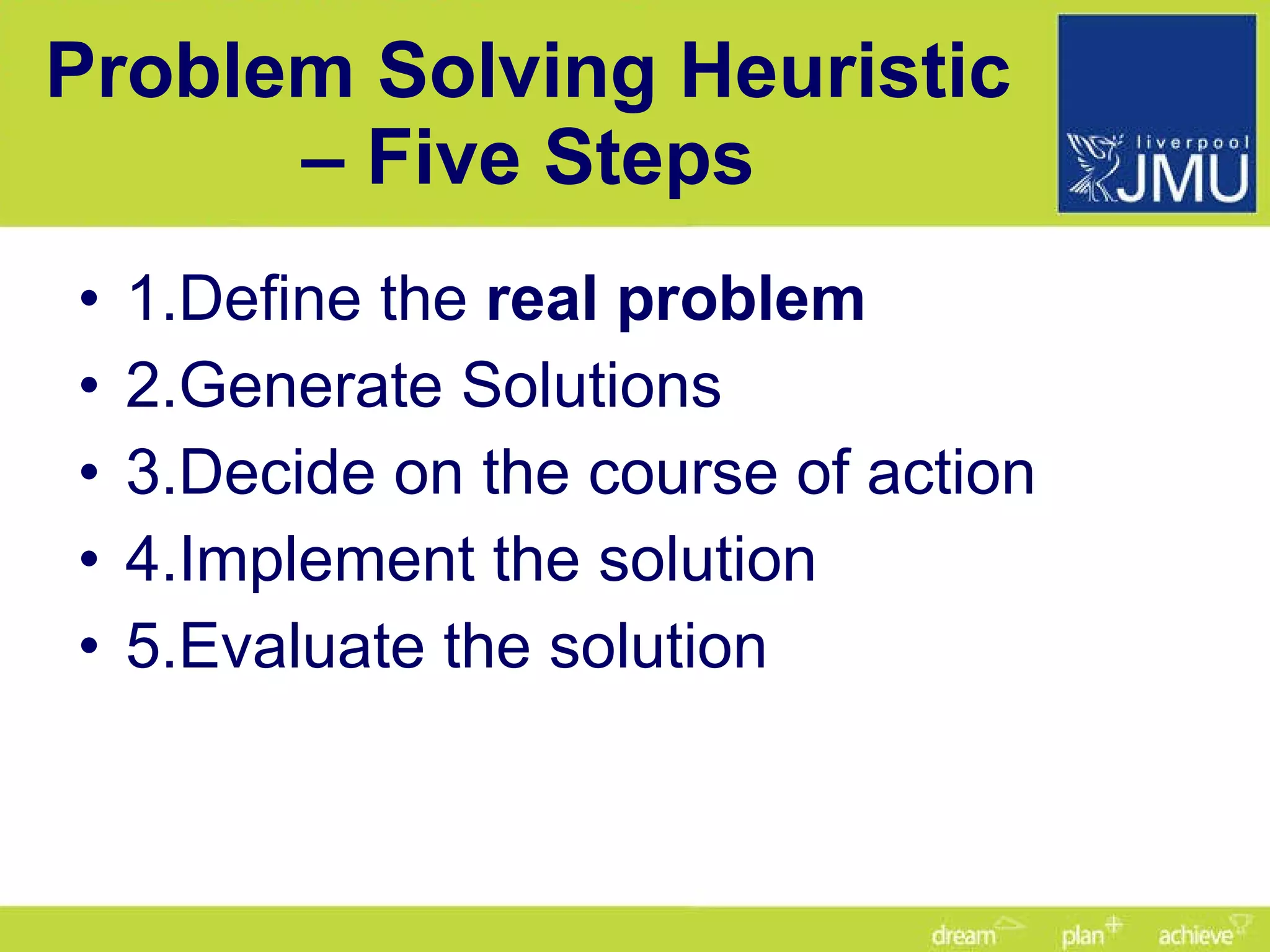 Lecture 2 problem solving strategies | PPT