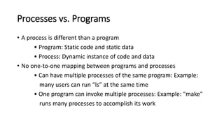 Lecture 2 process | PPT