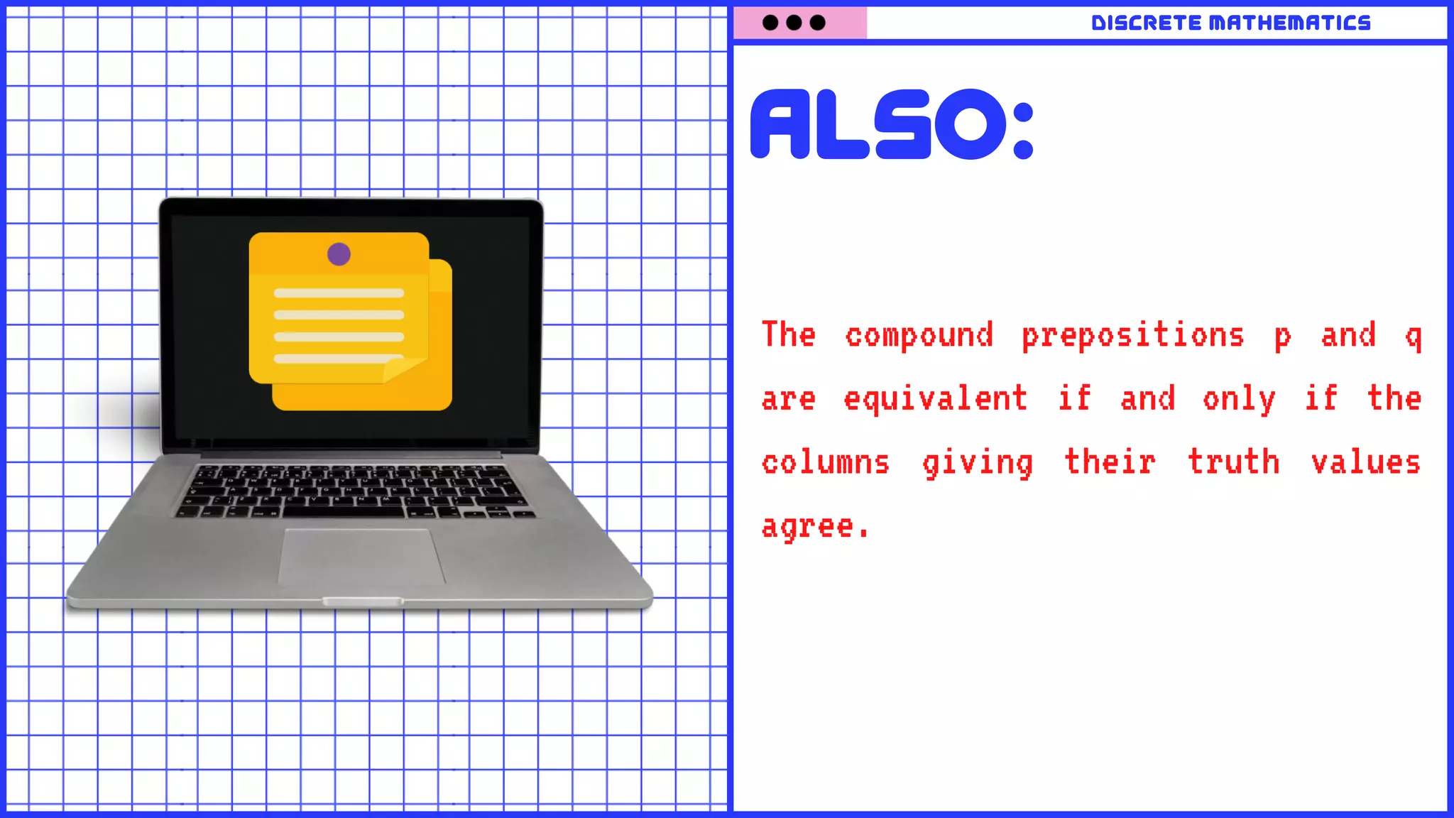 LECTURE 2: PROPOSITIONAL EQUIVALENCES | PPTX
