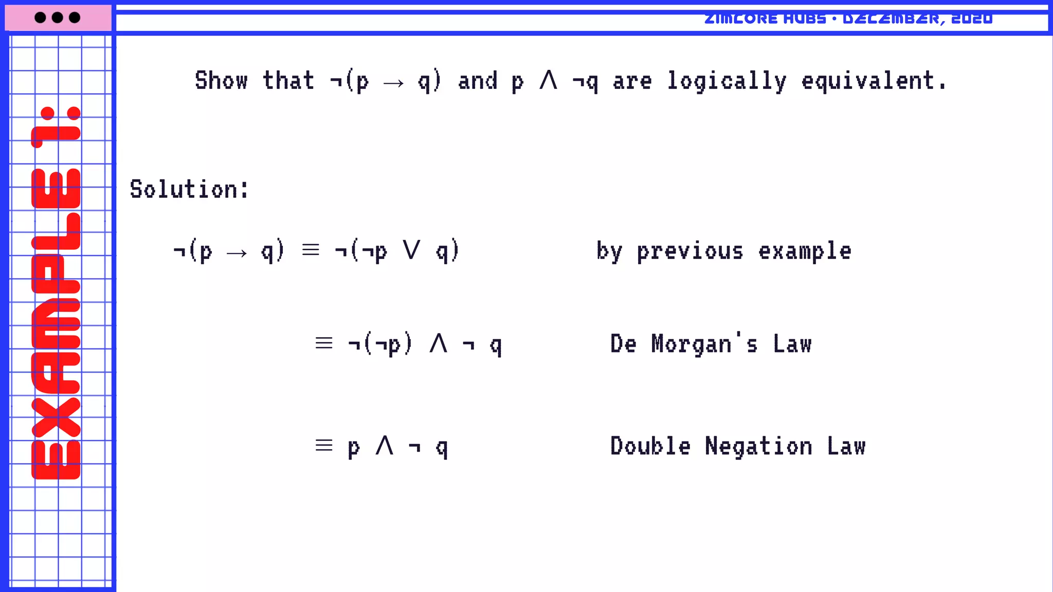 LECTURE 2: PROPOSITIONAL EQUIVALENCES | PPTX